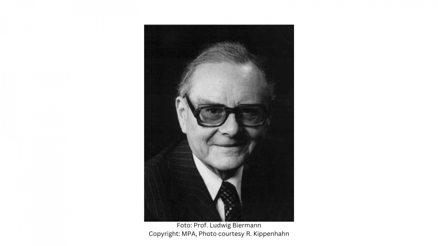 Ludwig Biermann – Doyen der Astronomie im Nachkriegsdeutschland